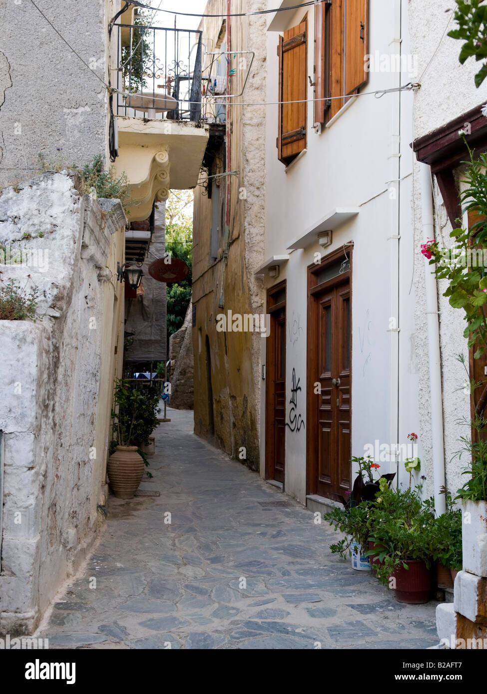 Backstreet in chania hi-res stock photography and images - Alamy