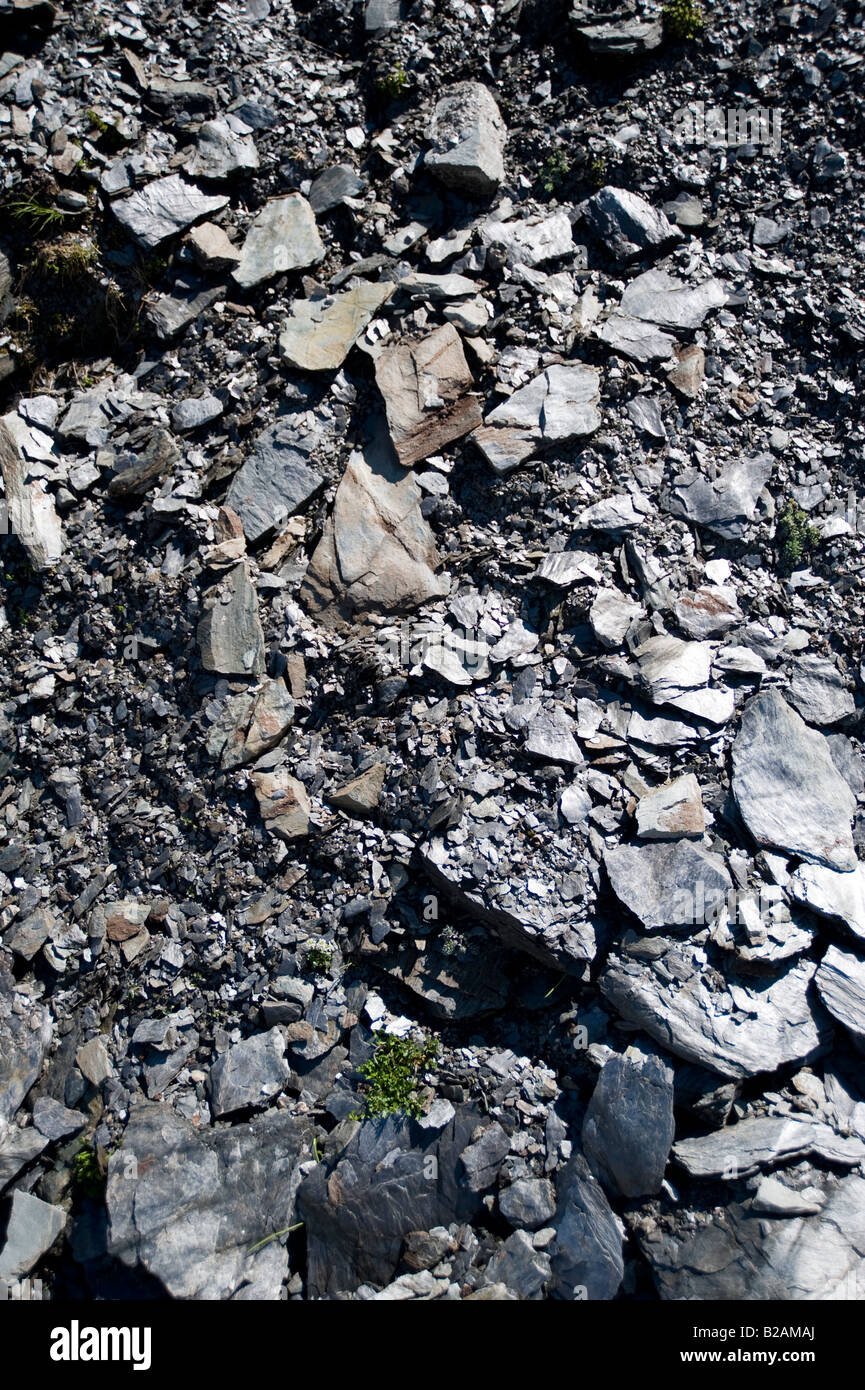rocks and shale on hillside Stock Photo - Alamy