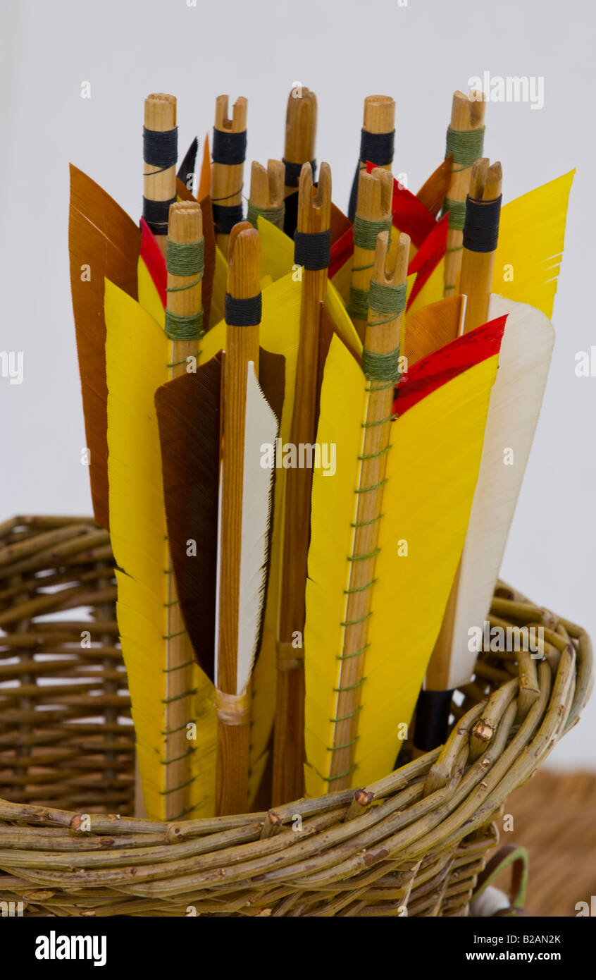 Archers arrows at Tewkesbury Medieval Festival Worcestershire UK EU ...