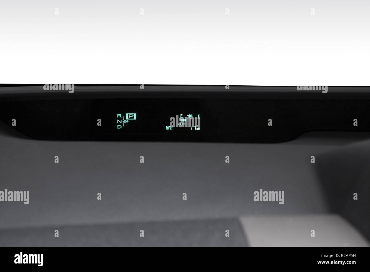 2008 Toyota Prius Hybrid in Silver - Speedometer/tachometer Stock Photo ...