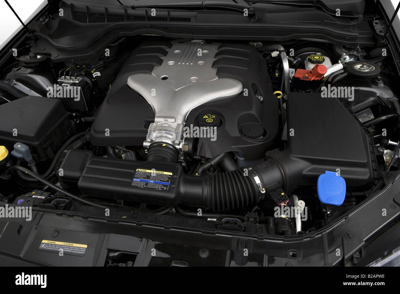 2008 Pontiac G8 in Black - Engine Stock Photo - Alamy