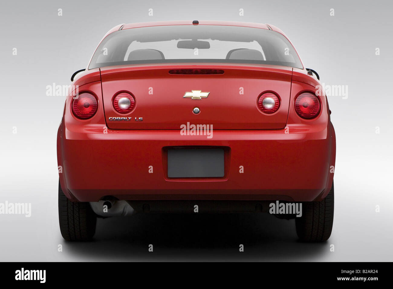 2008 Chevrolet Cobalt LS in Red - Low/Wide Rear Stock Photo - Alamy
