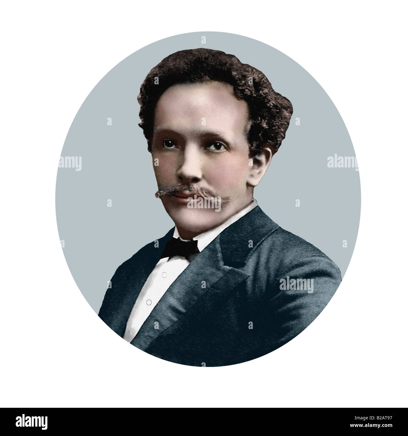 Richard Strauss 1864 1949 German Composer Modern Illustration from a ...