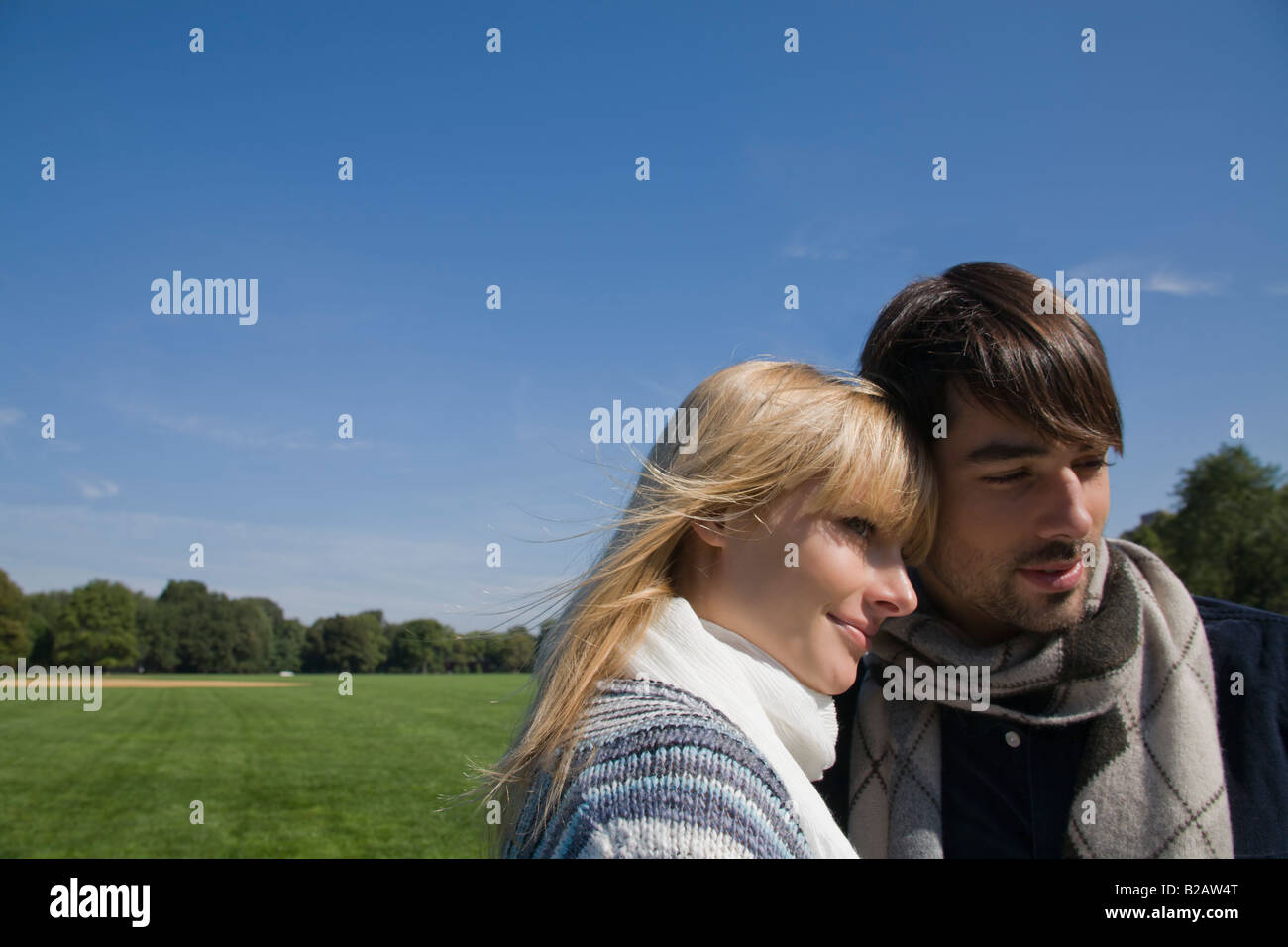 Close-up of romantic couple Stock Photo - Alamy