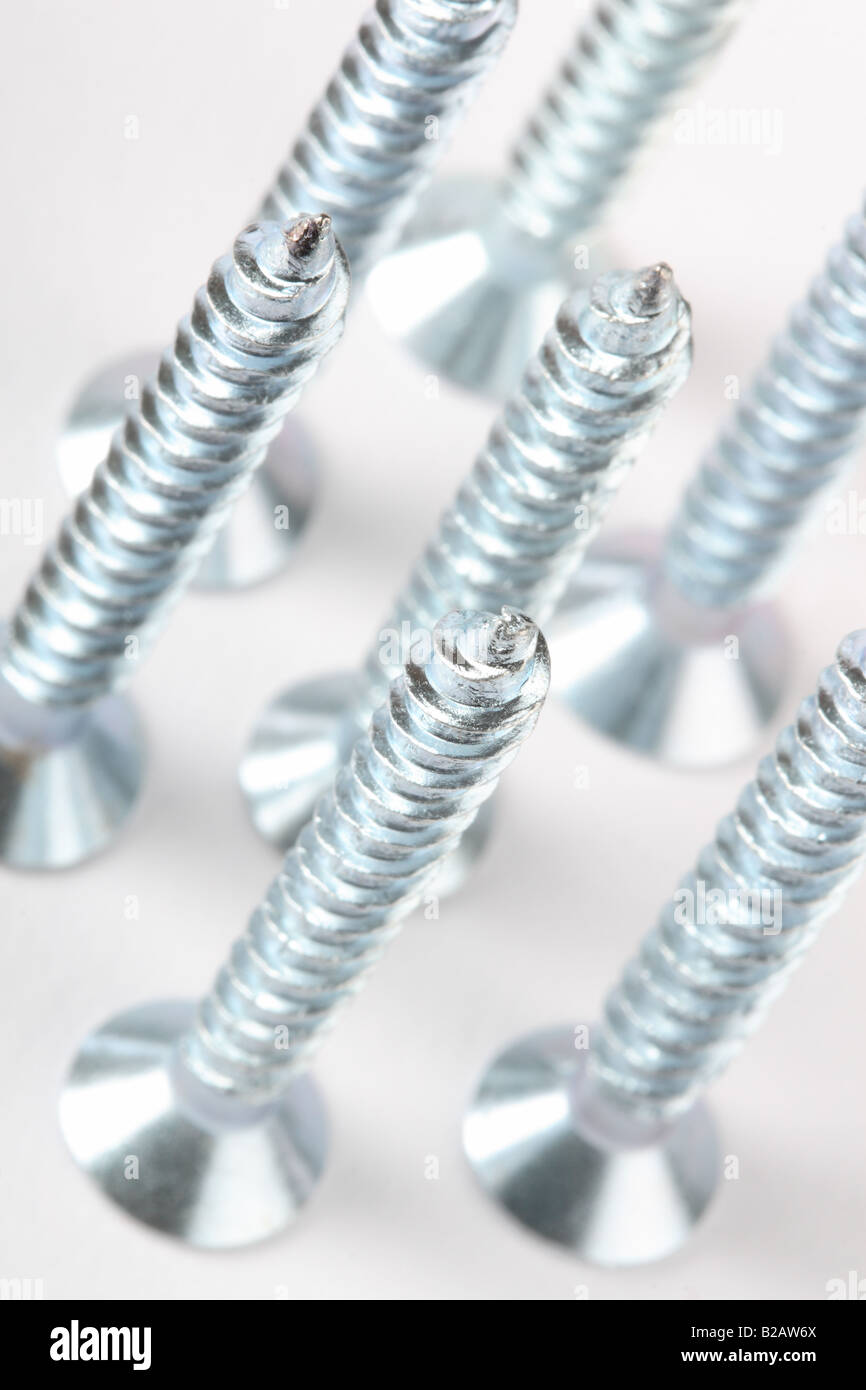Silver metal screw hi-res stock photography and images - Alamy