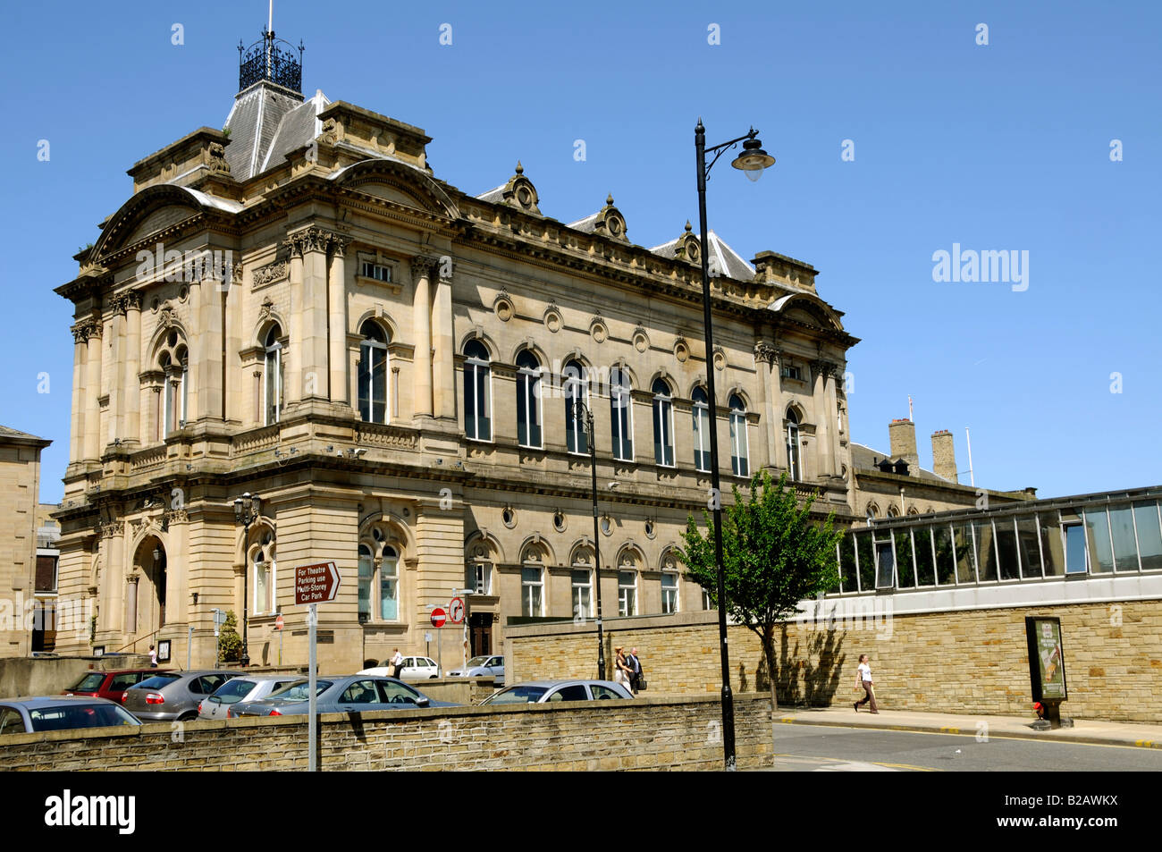 The Huddersfield Concert Hall Stock Photo - Alamy