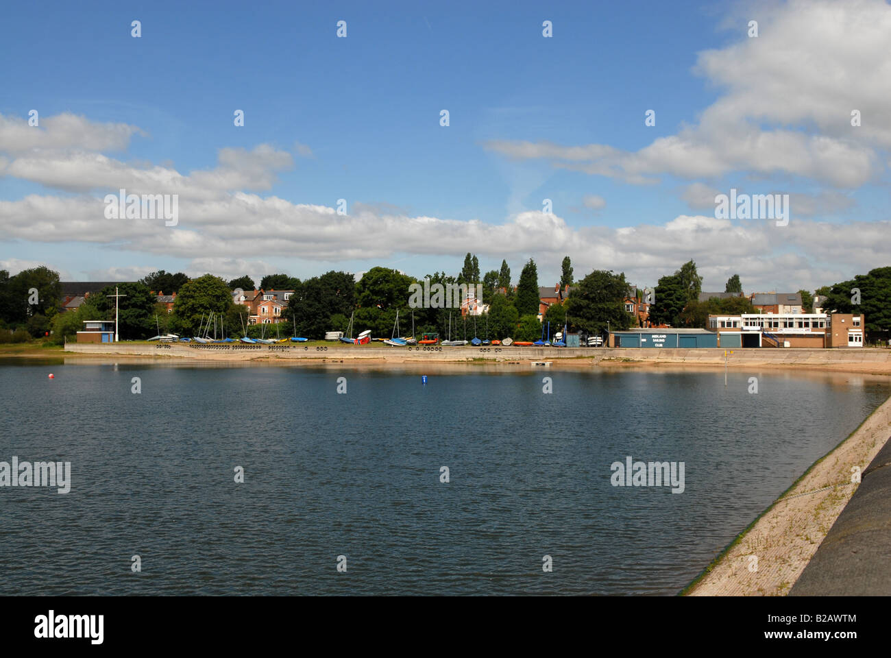 Edgbaston Reservoir and the Midland Sailing Club Stock Photo - Alamy