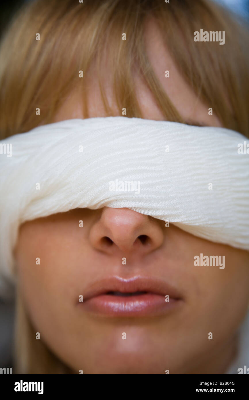 Blindfold game hi-res stock photography and images - Alamy