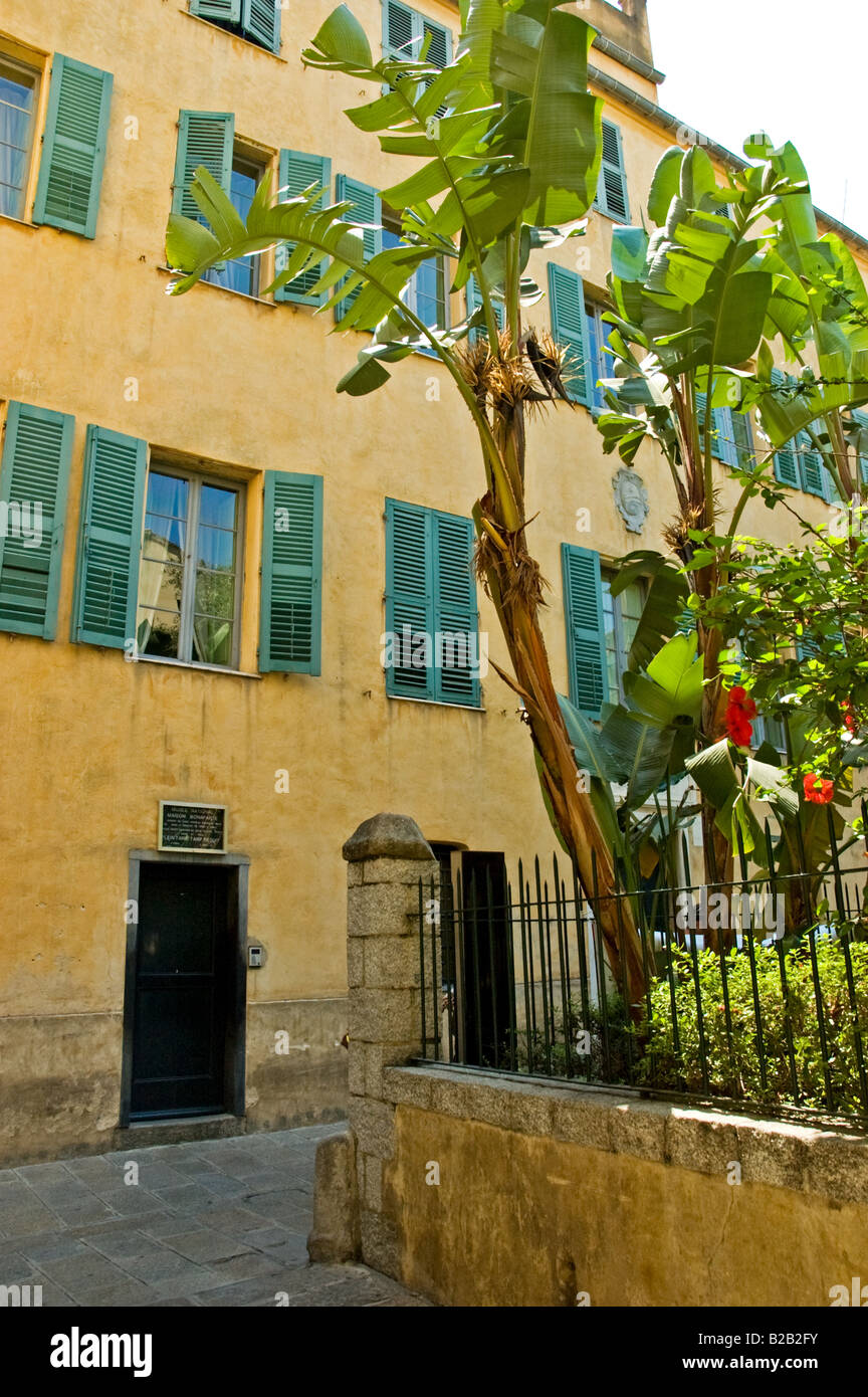 The national museum of the house of Napolean Bonaparte in a row of ...