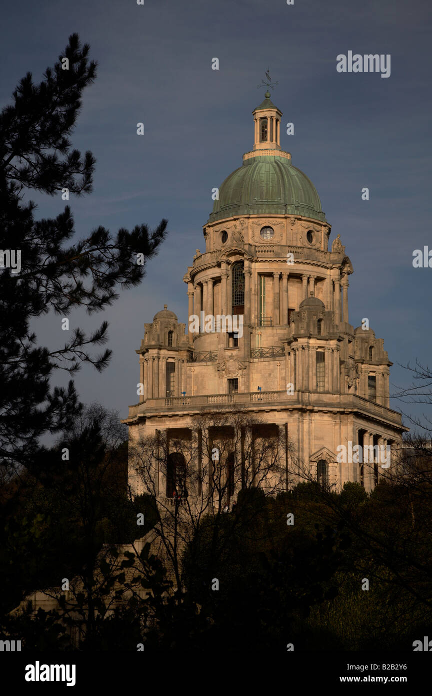 The Ashton Memorial in Williamson Park in the historic city of ...