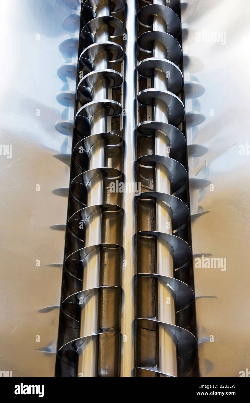 A pair of augers in a modern winery Stock Photo - Alamy