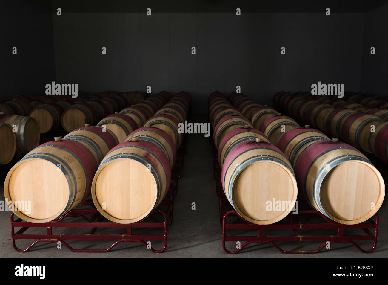 Oak maturation barrels hi-res stock photography and images - Alamy