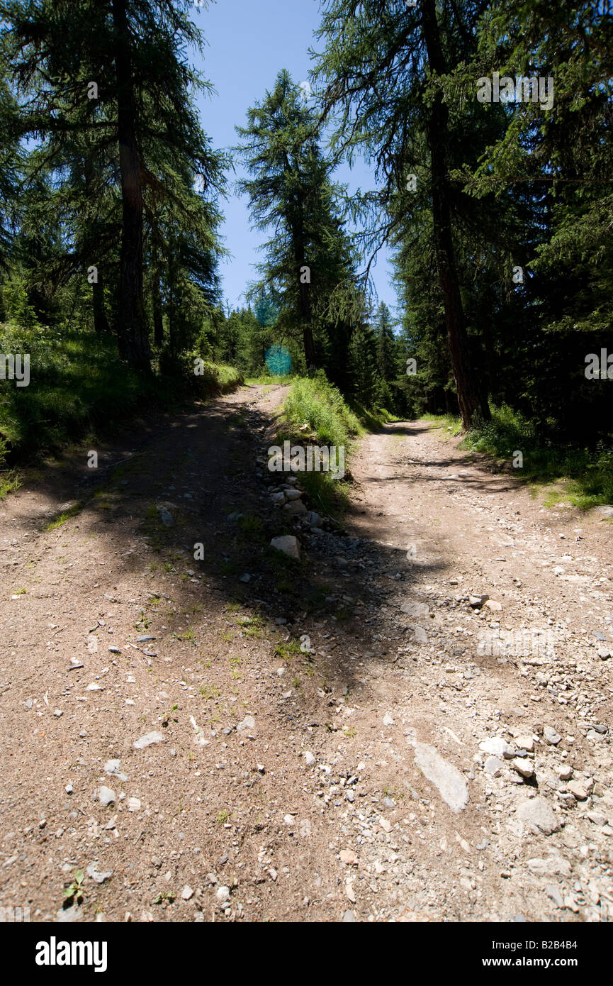 Two tracks hi-res stock photography and images - Alamy