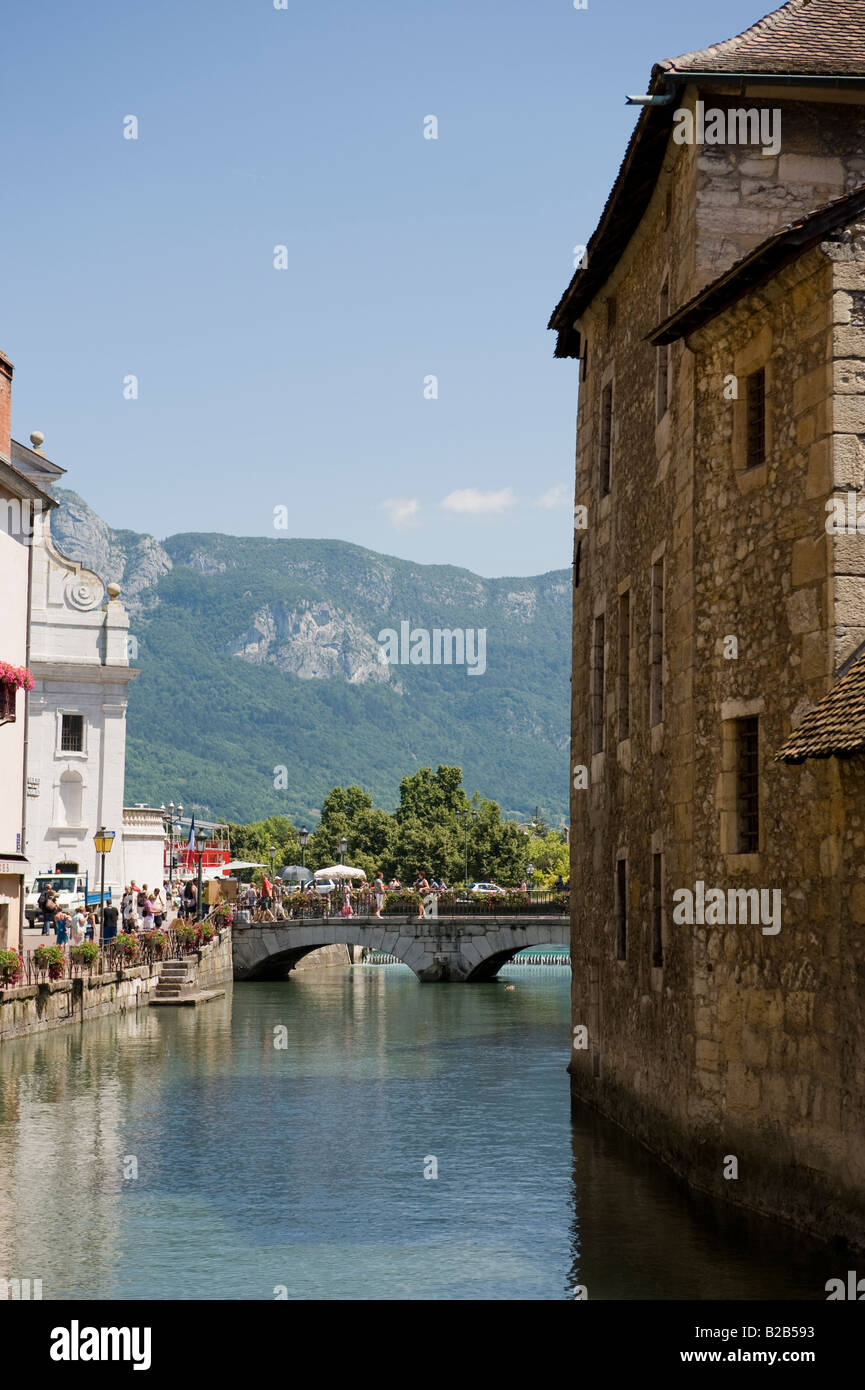 medieval annecy haute savoie france Stock Photo - Alamy