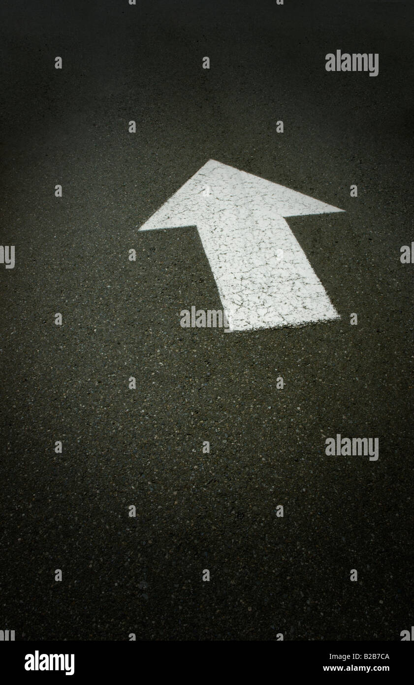 Painted highway signs on pavement hi-res stock photography and images ...