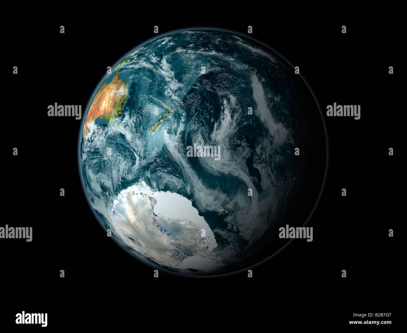 Southern hemisphere globe hi-res stock photography and images - Alamy