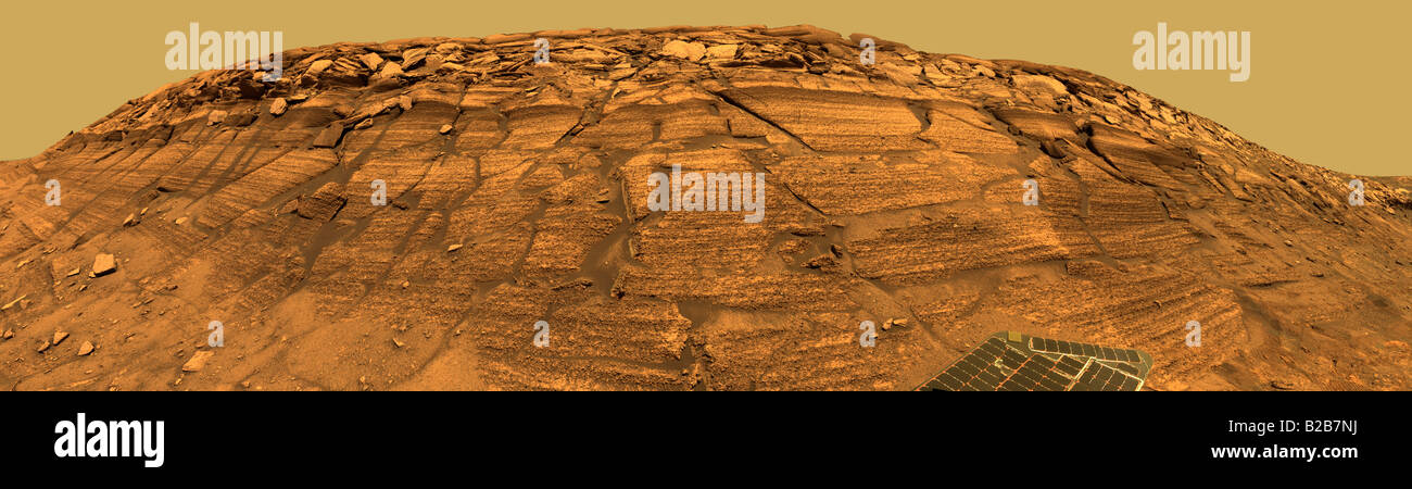 Panoramic view of Mars Stock Photo - Alamy