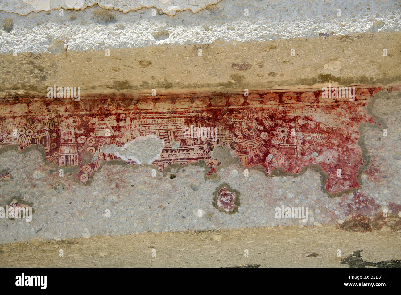 Codex Type Mural Painting on the Lintels of the Eastern Courtyard of ...