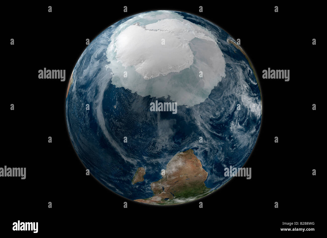 This image shows a view of the Earth on September 21, 2005 with the ...