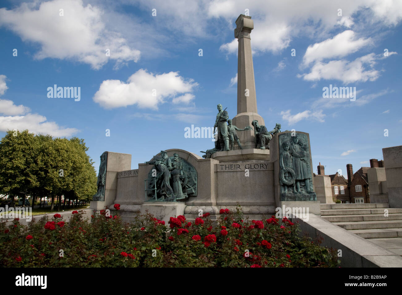 War Memorial - Port Sunlight Stock Photo - Alamy