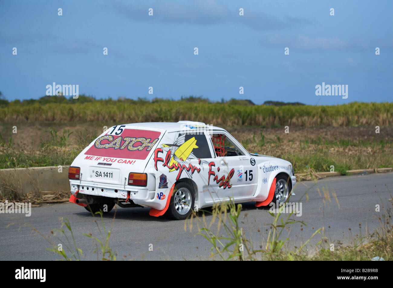 Barbados Rally Club Rally Championship, 2008 Stock Photo - Alamy