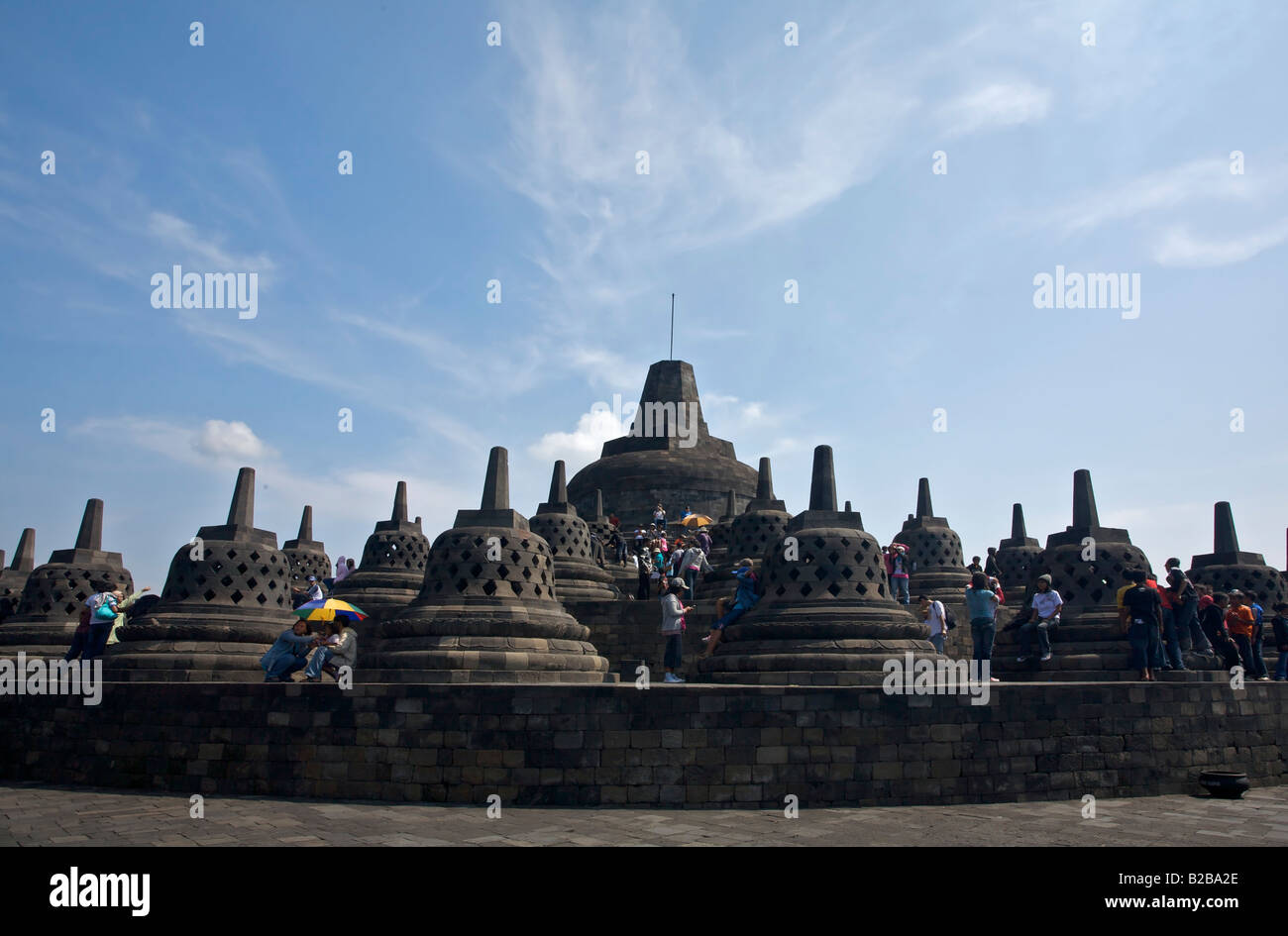 Borobudur temple, "Central Java", Indonesia Stock Photo - Alamy
