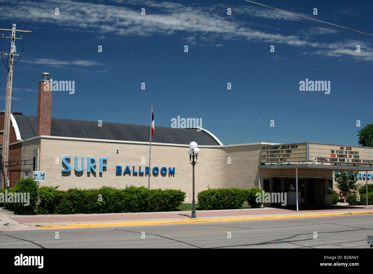 Surf Ballroom in Clear Lake Iowa Stock Photo - Alamy
