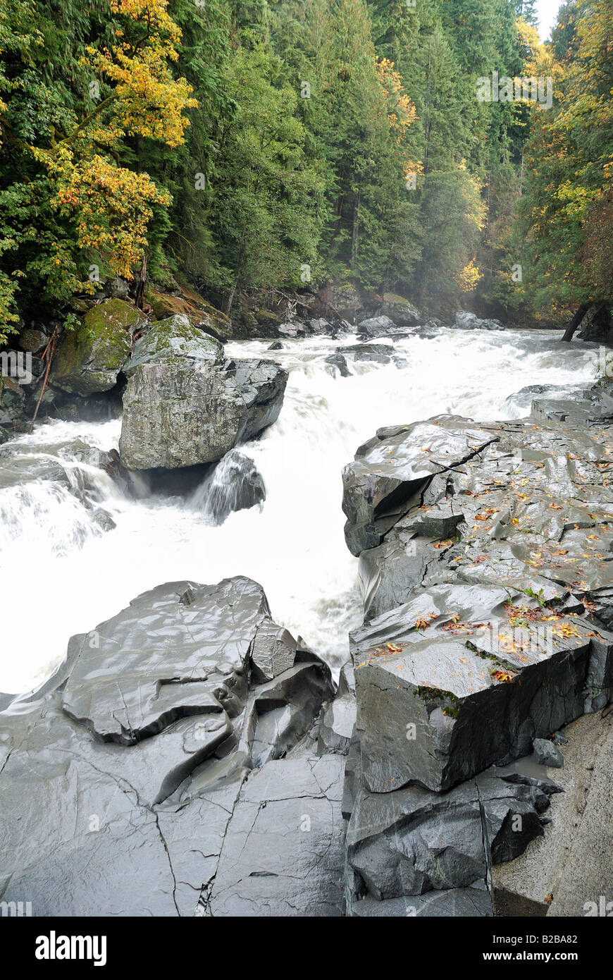 Granite Falls in Granite Falls, Washington Stock Photo - Alamy