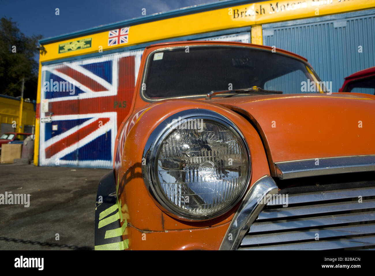 Front end of Mini Cooper Stock Photo - Alamy