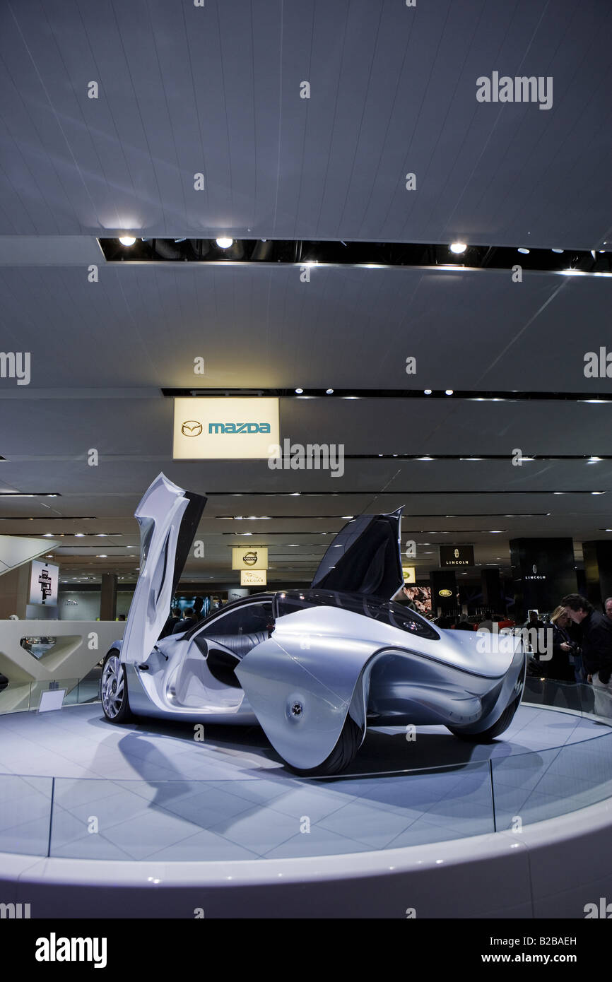 Mazda Taiki Concept Car at 2008 Detroit auto show Stock Photo - Alamy