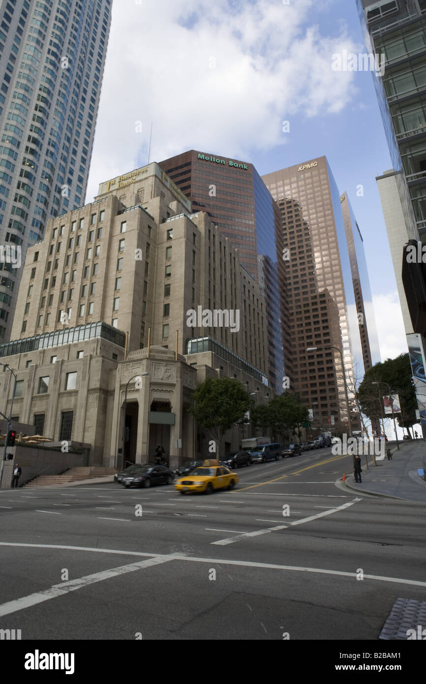 Los angeles downtown cars sunny hi-res stock photography and images - Alamy