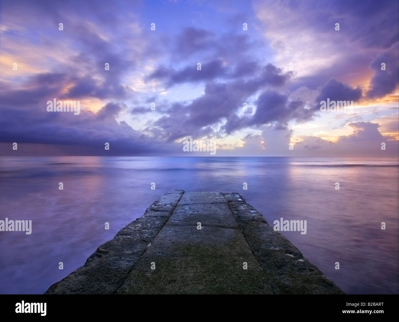 Sunset beach at Needham’s Point Peninsula, Barbados Stock Photo - Alamy