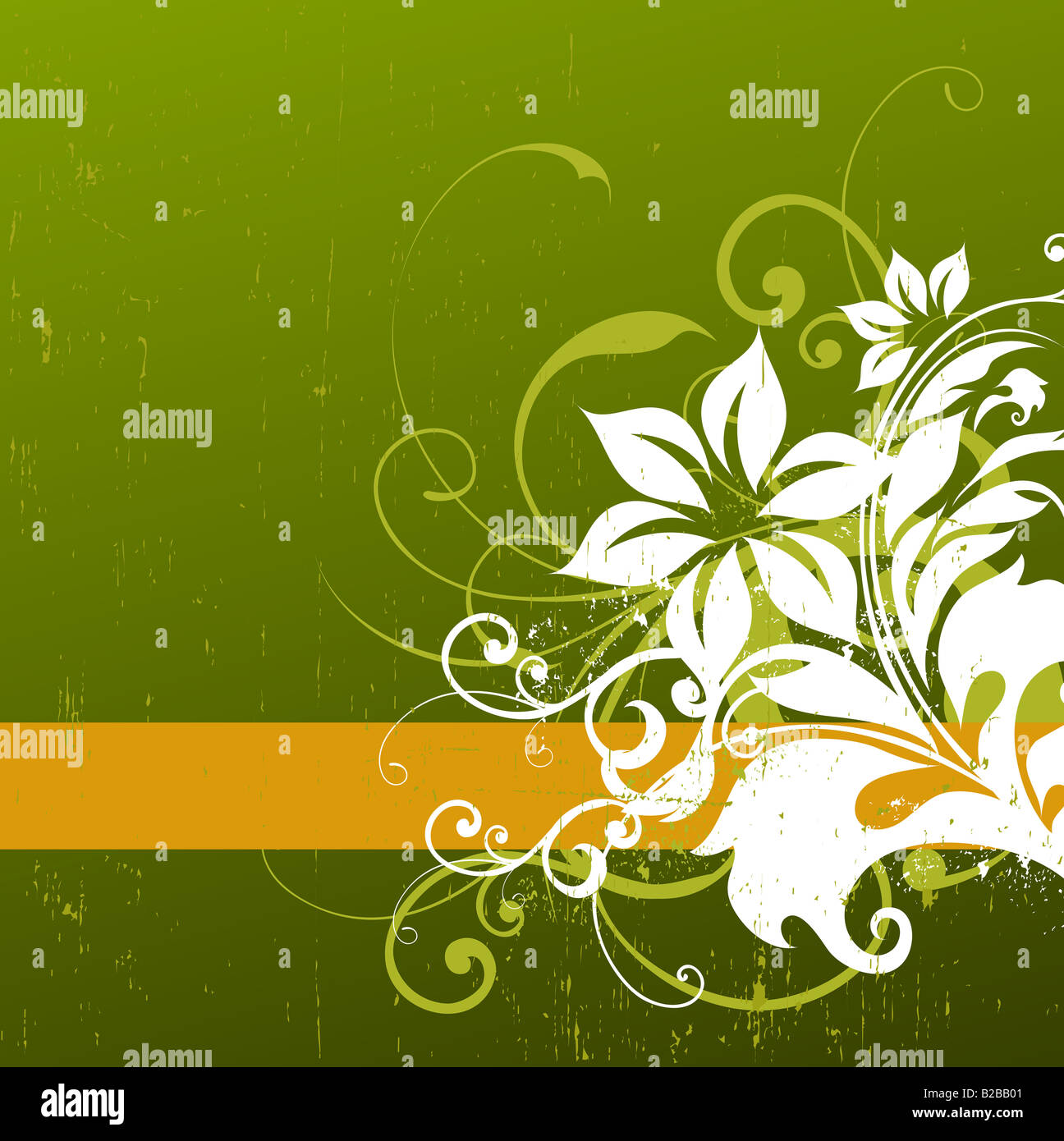 illustration drawing of floral background Stock Photo - Alamy