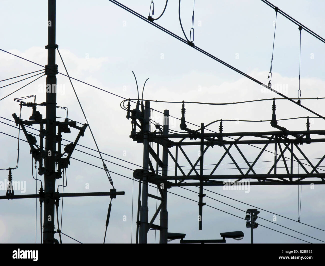 Railway Power Cables High Resolution Stock Photography and Images - Alamy