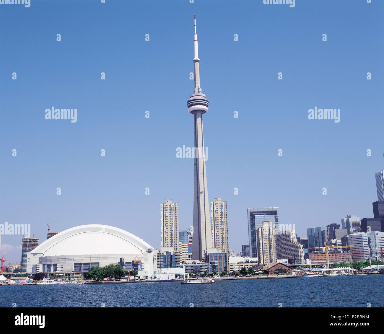 CN Tower Skydome Toronto Ontario Canada Stock Photo - Alamy