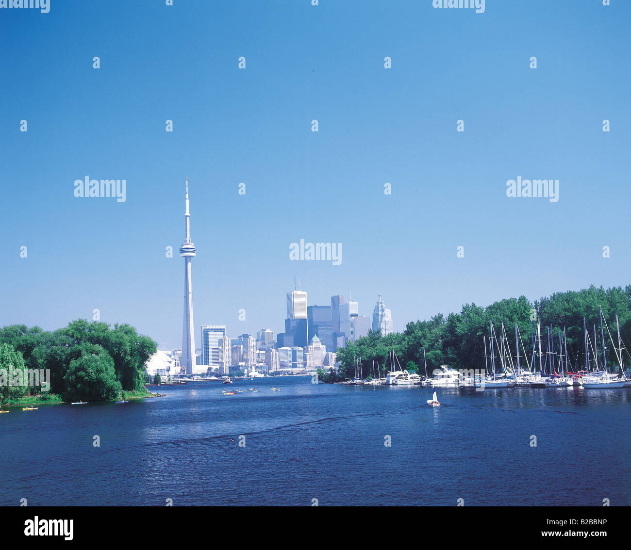 CN Tower Toronto skyline Ontario Canada Stock Photo - Alamy