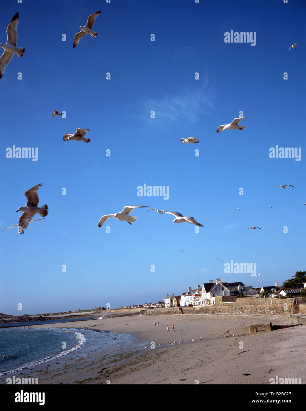 Cobo bay beach hi-res stock photography and images - Alamy