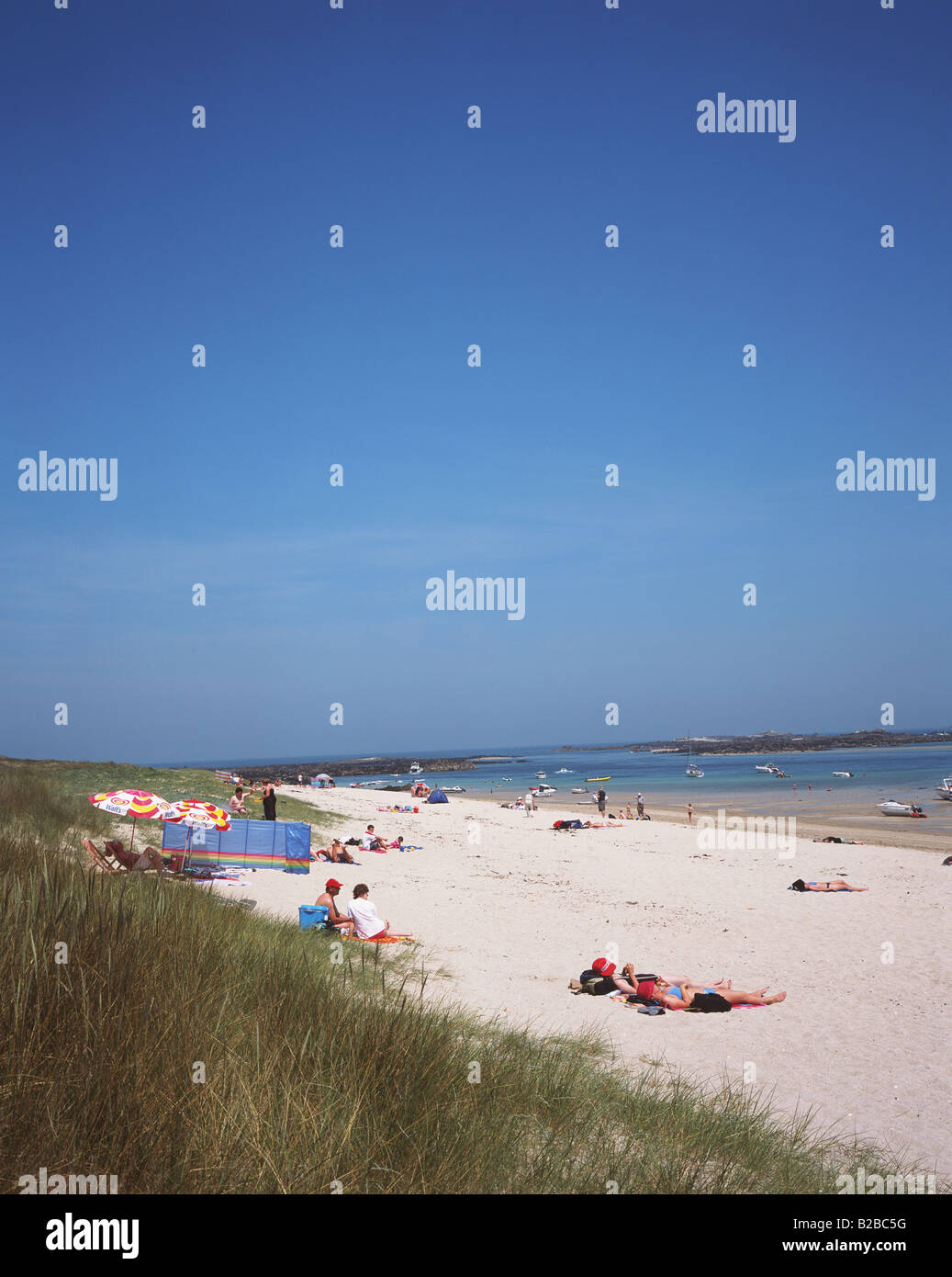 Shell Beach Herm Channel Islands Stock Photo - Alamy
