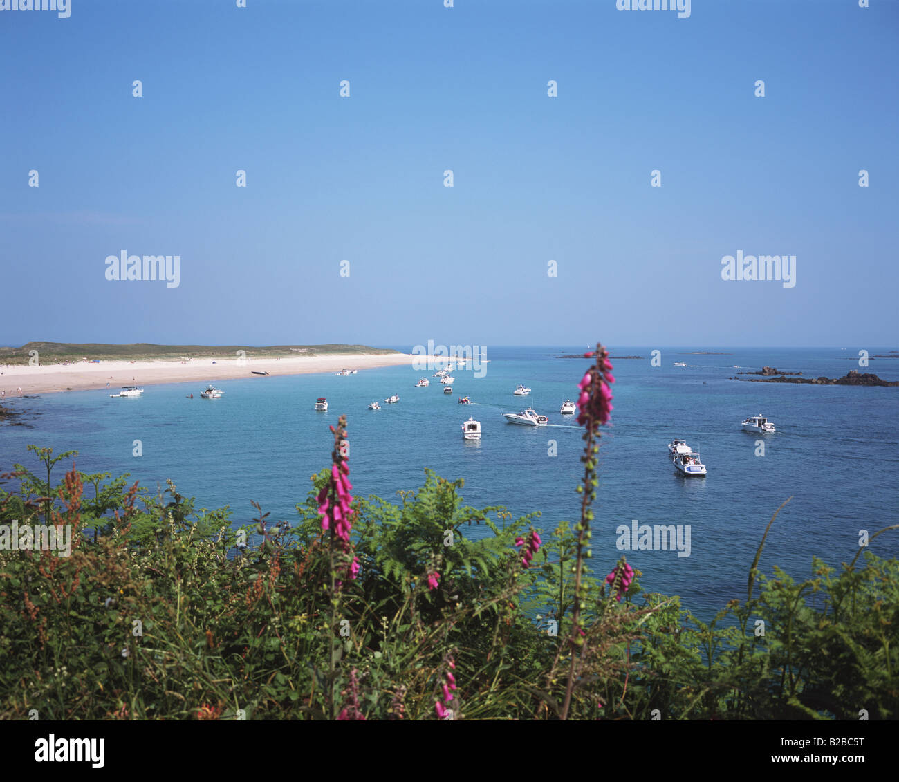 Shell Beach Herm Channel Islands Stock Photo - Alamy