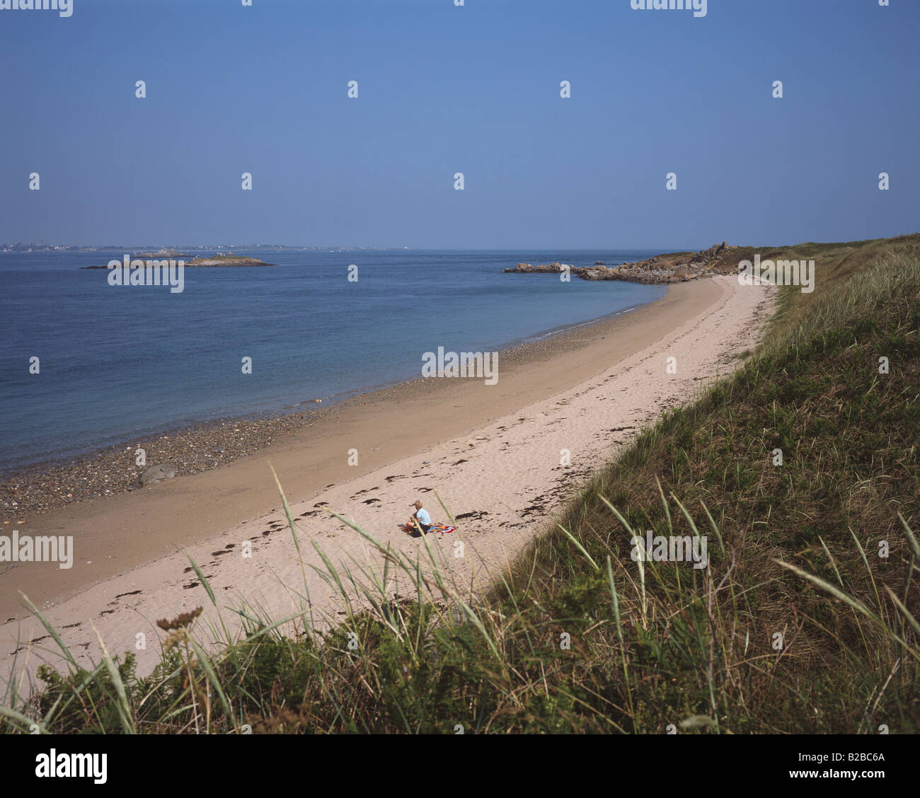 Bear s Beach Herm Channel Islands Stock Photo - Alamy