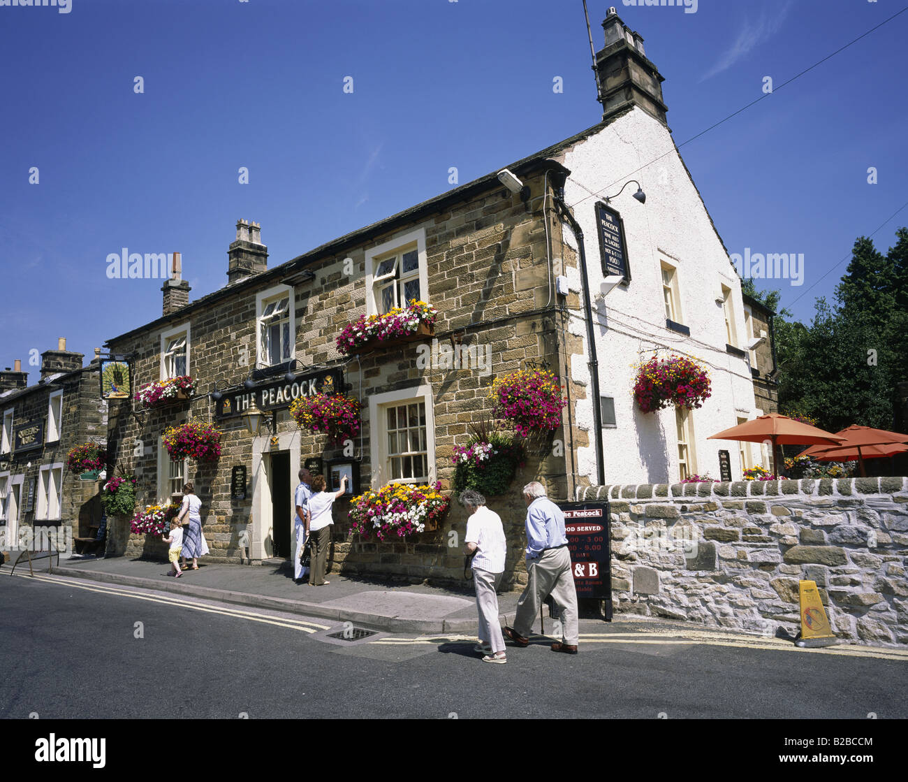 Bakewell Peak District Derbyshire England Stock Photo - Alamy