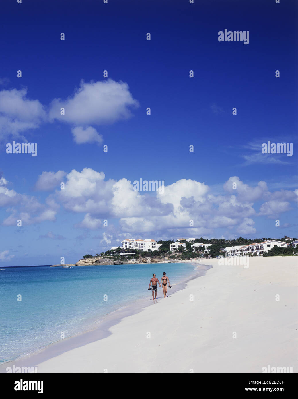 Meads bay beach Anguilla Caribbean Stock Photo - Alamy