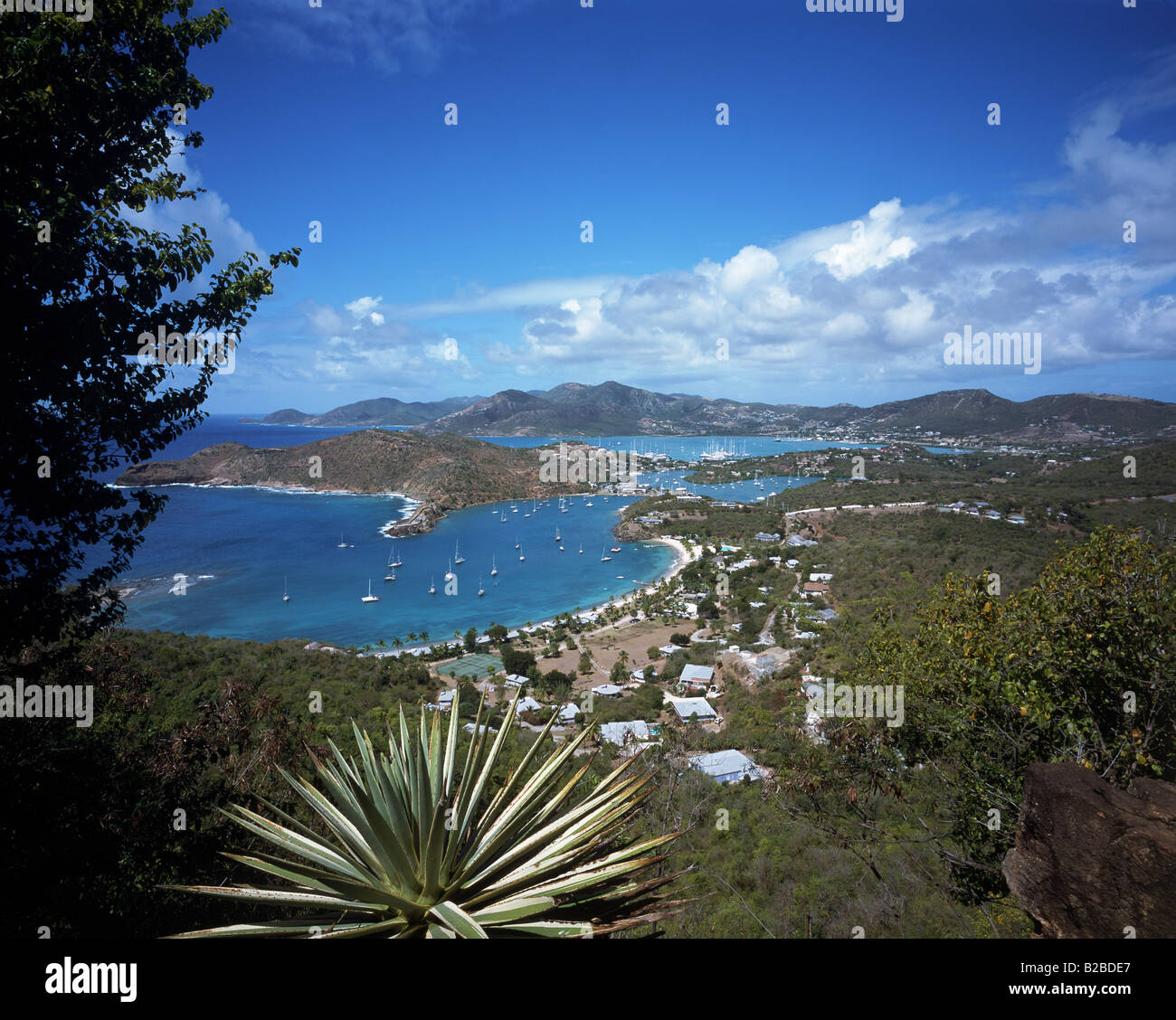 English Harbour Antigua Caribbean Stock Photo - Alamy