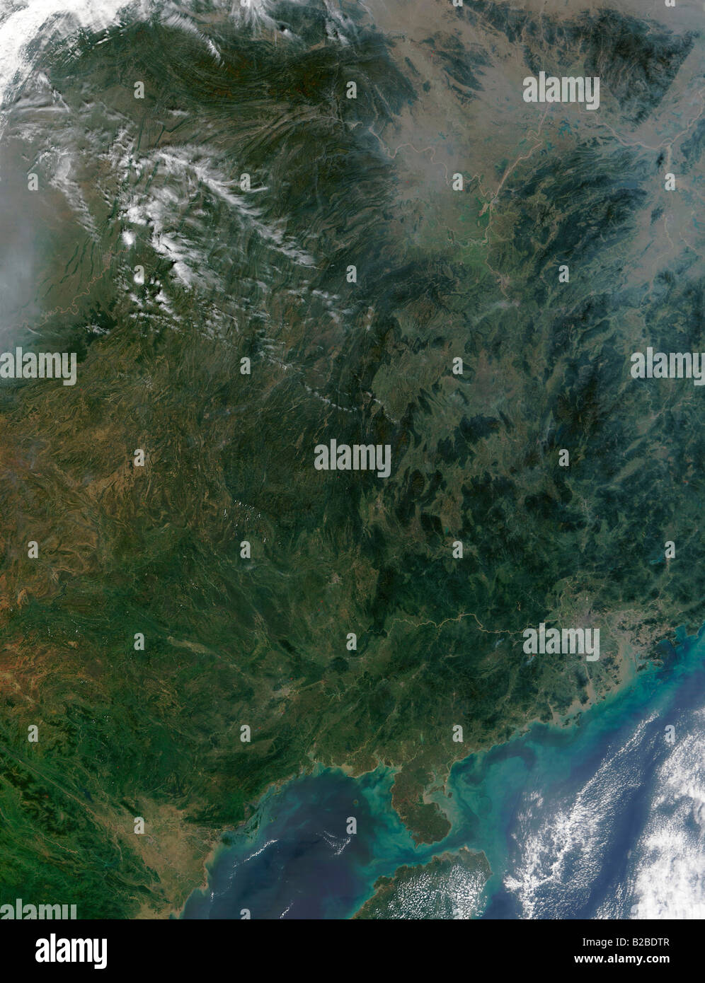 China satellite image hi-res stock photography and images - Alamy