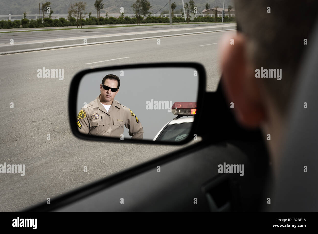 Crown victoria police interceptor rear view hi-res stock photography ...