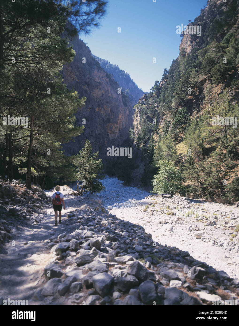 Samaria Gorge Crete Greek Islands Stock Photo - Alamy
