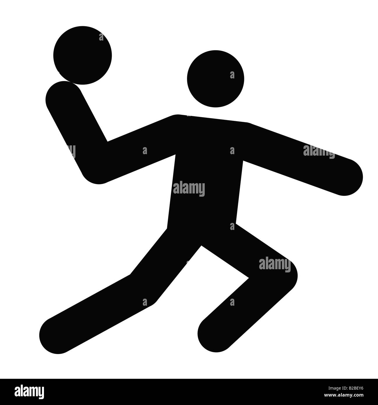 Team handball Black and White Stock Photos & Images - Alamy