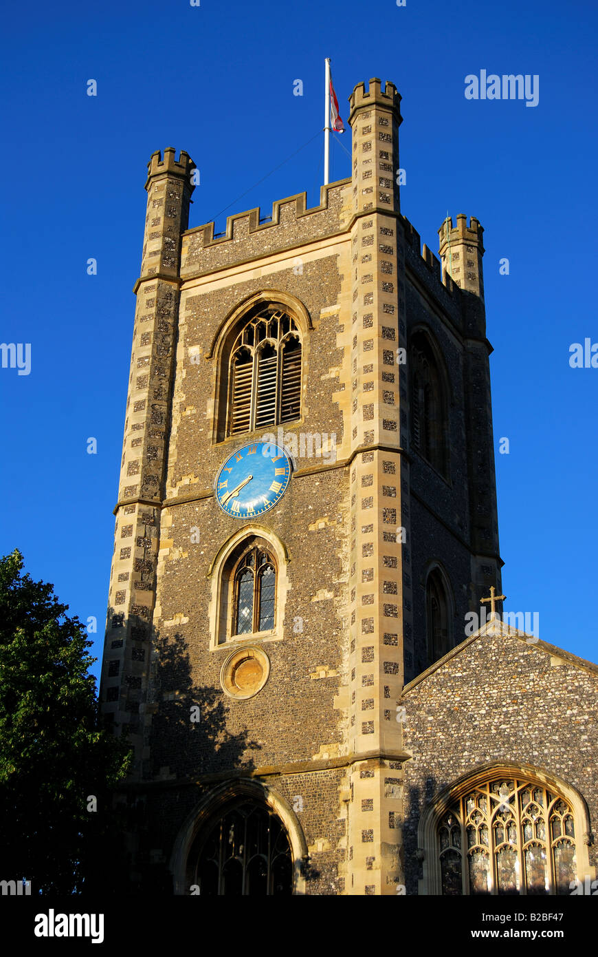 St. Mary's Church at sunset, Henley-on-Thames, Oxfordshire, England ...