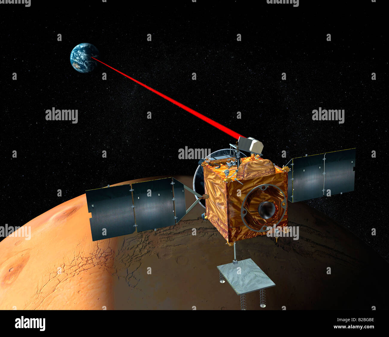 An Optical Communications System On Nasas Mars Telecommunications