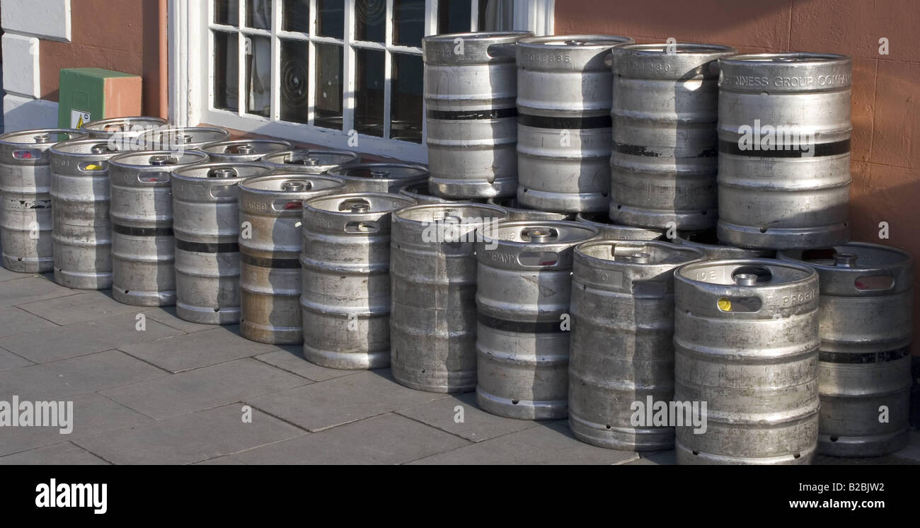 Beer barrels Adare Ireland Stock Photo - Alamy